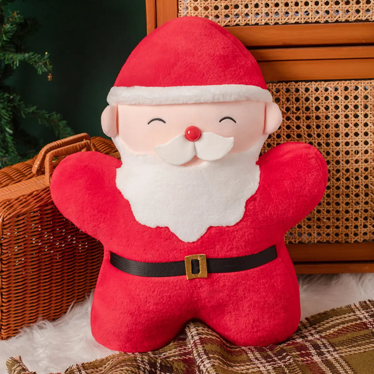 Santa Claus Merry Christmas Cuddly Pillow – chicyea