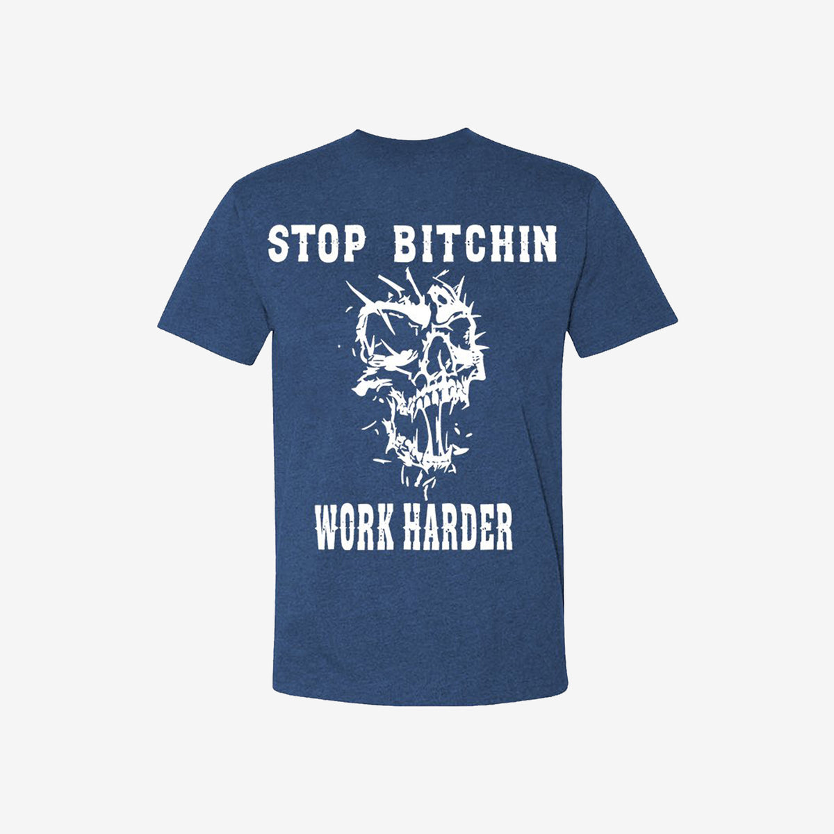 T-shirt Livereid noir à imprimé tête de mort « Stop Bitchin » - chicyea